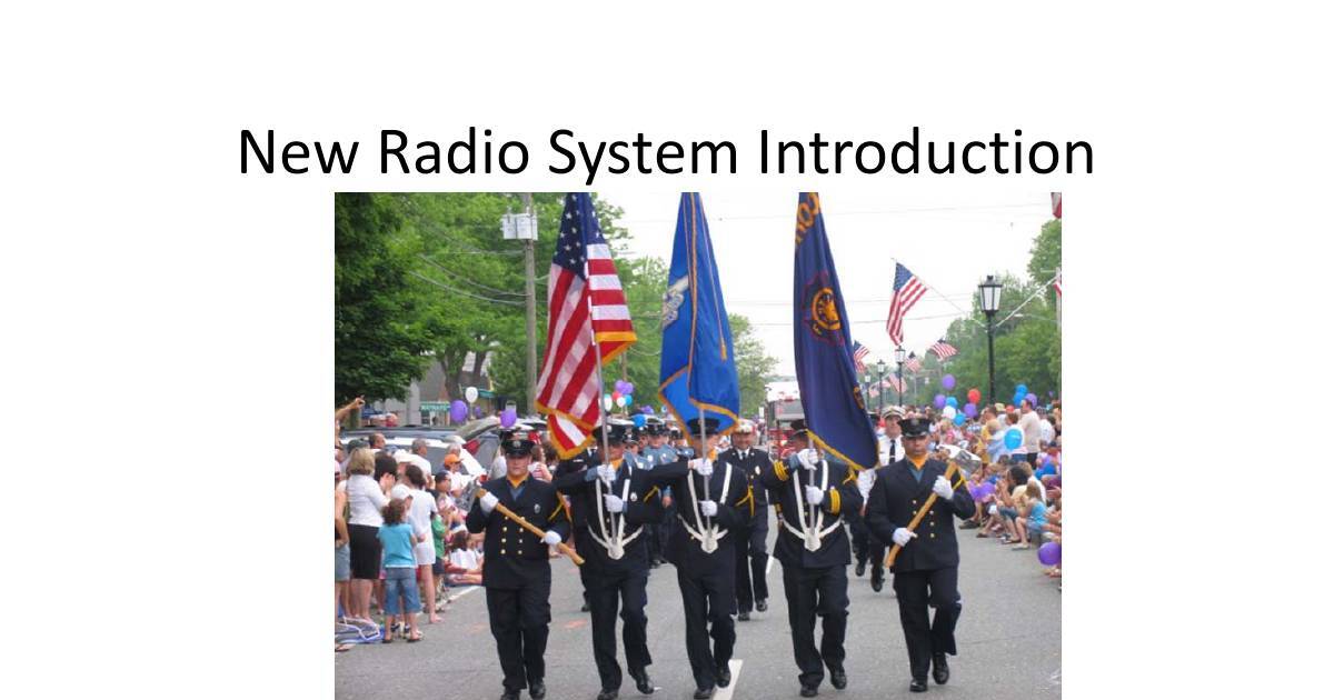 OSFD New Radio System Introduction.pdf | DocHub