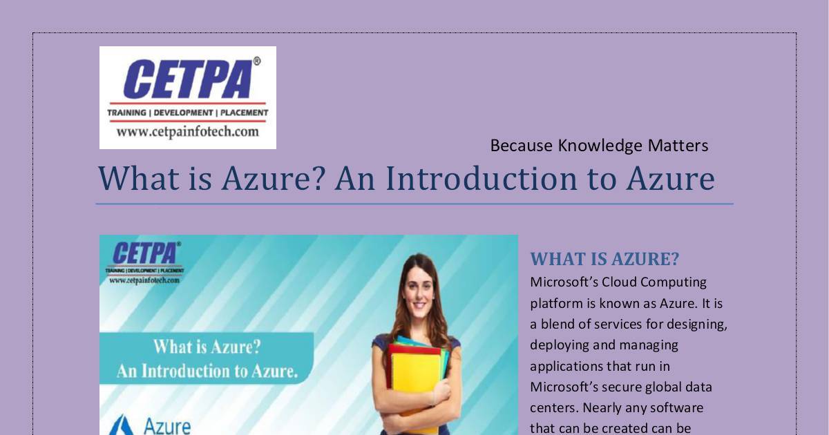 What is Azure An Introduction to Azure.pdf | DocHub