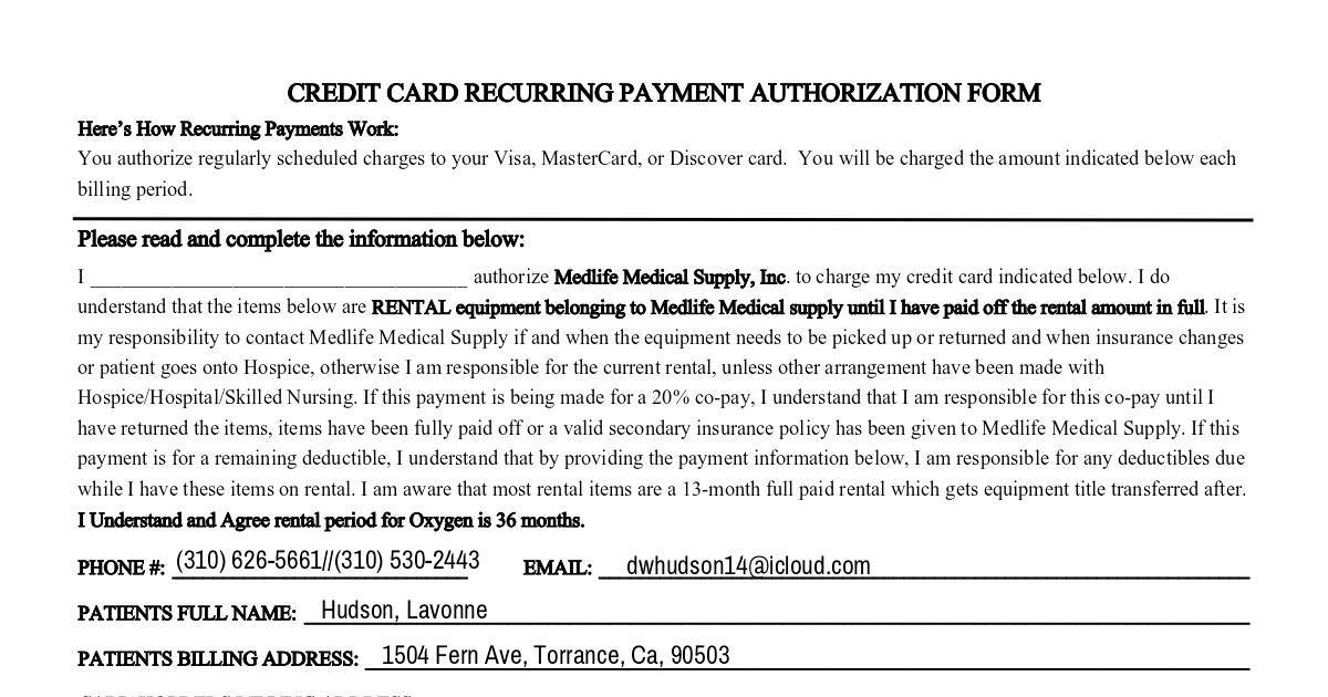 CC Auth Form.pdf | DocHub