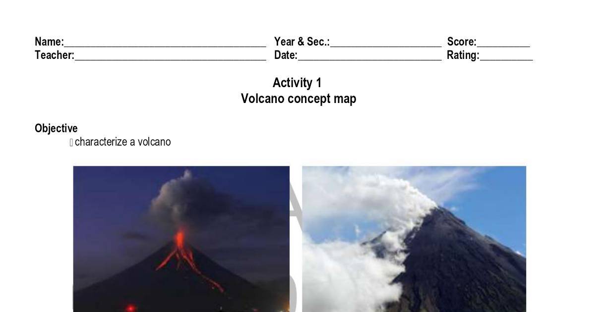 Activity 2 Volcano | DocHub