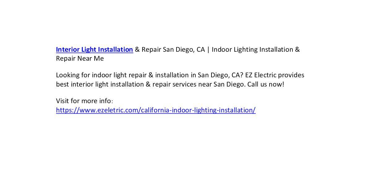 Interior Light Installation.pdf | DocHub