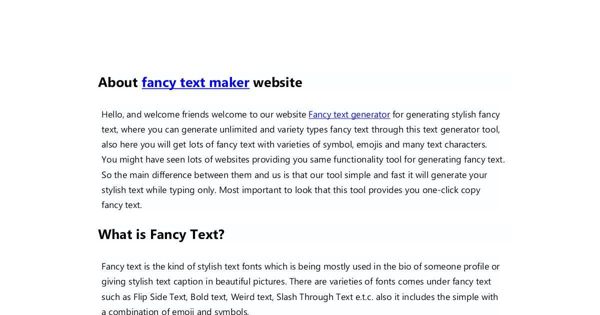 Fancy text generator.pdf | DocHub