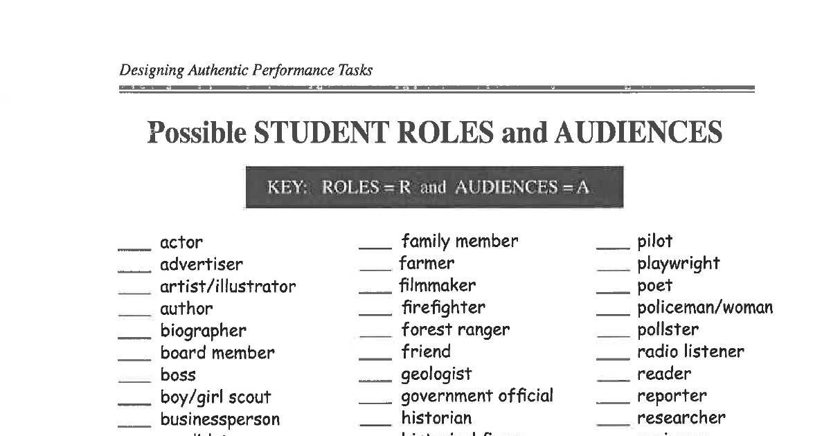 Possible Roles and Formats for RAFT .pdf | DocHub
