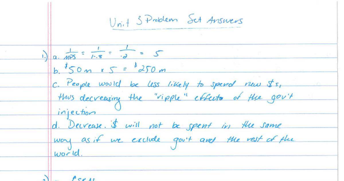 Unit 3 Problem Set Answer Key | DocHub Unit 3 Problem Set Answer Key | DocHub