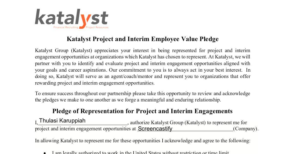 Katalyst Project Resources Value Pledge 2025.pdf | DocHub
