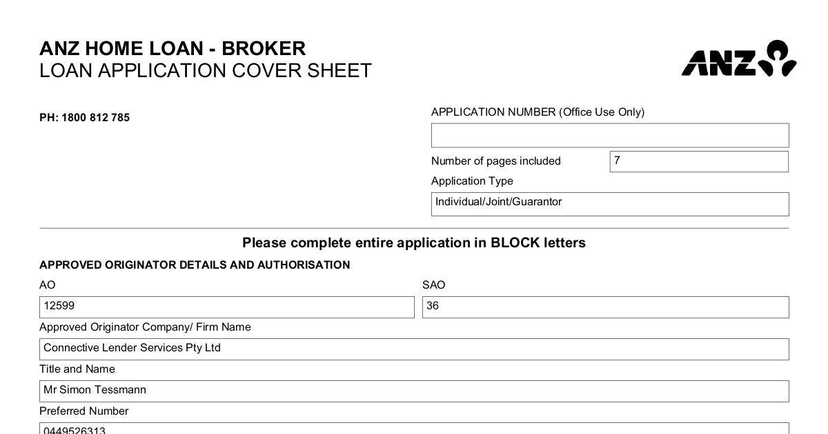 Application Form_ANZ.pdf | DocHub