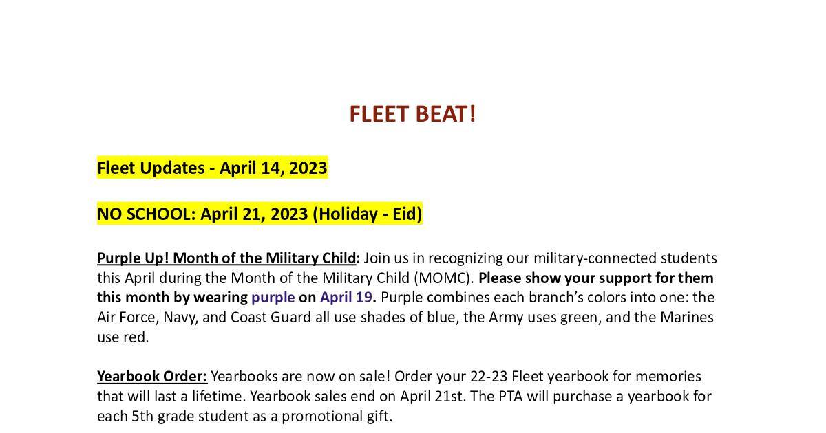 FLEET BEAT - April 14 (2).pdf | DocHub