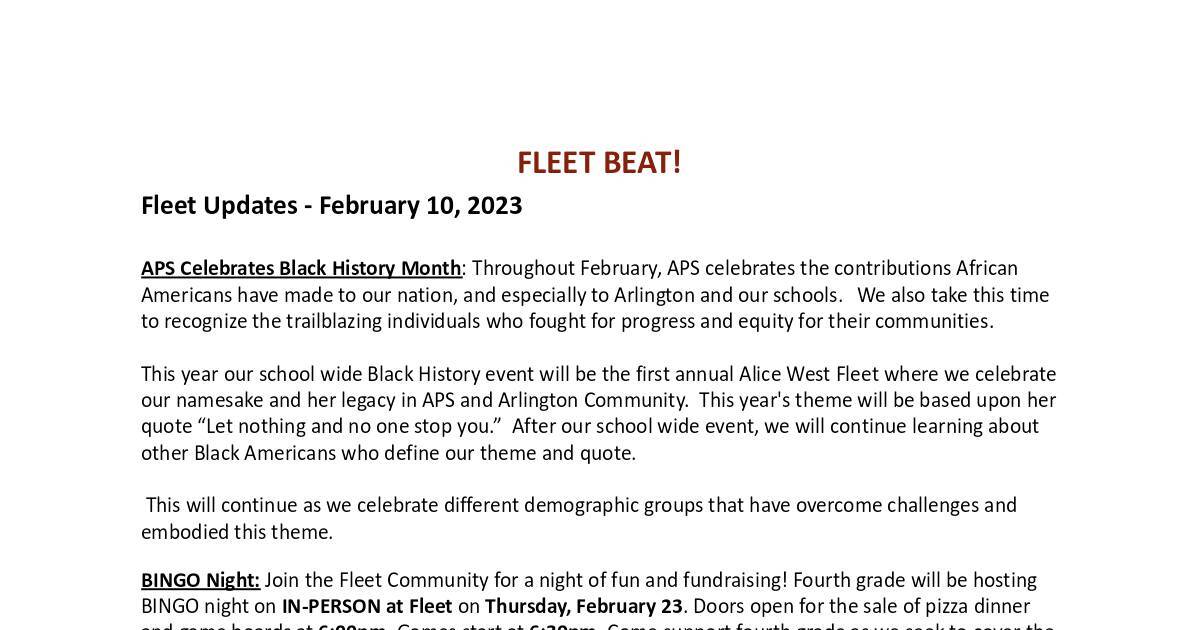 FLEET BEAT - Feb 10.pdf | DocHub