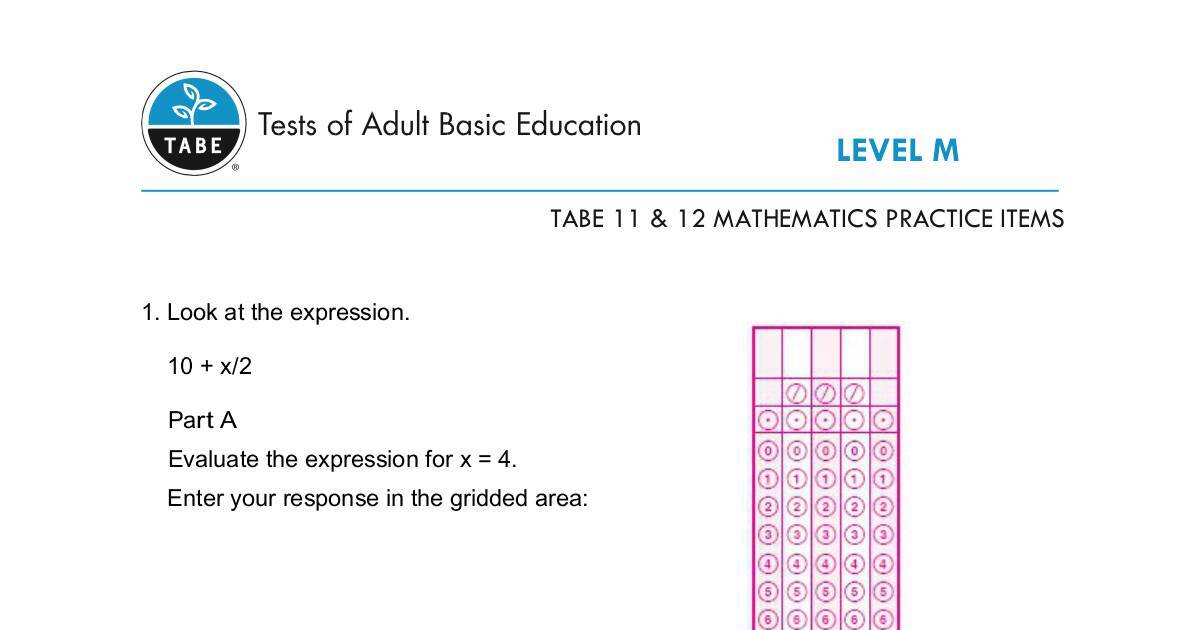 TABE_11_12_Math_M.pdf | DocHub