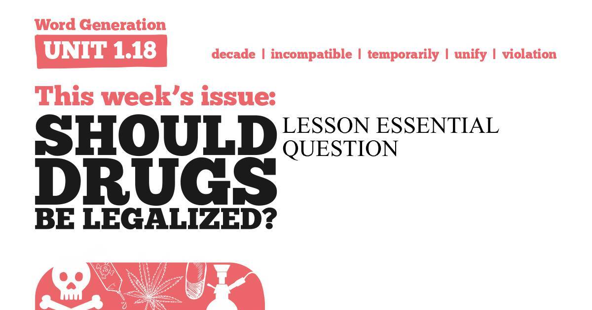 Should All Drugs Be Legalized Pros And Cons at Kate Terry blog