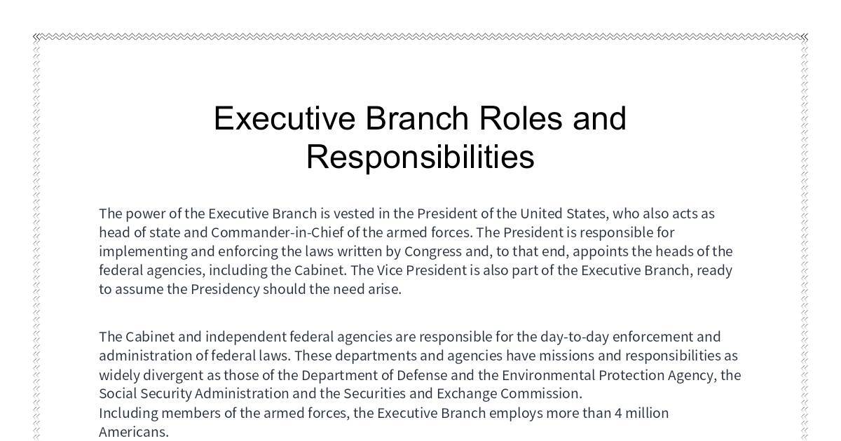 Executive Branch Roles and (1).pdf | DocHub