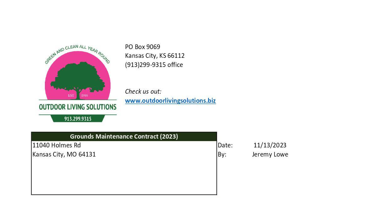 11040 Holmes Rd Snow Quote 23 24.pdf | DocHub