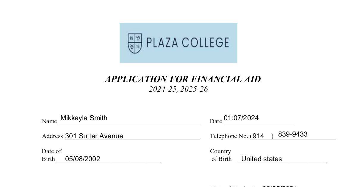 Financial Aid Application AY's - updated as of 9-23-24.pdf | DocHub