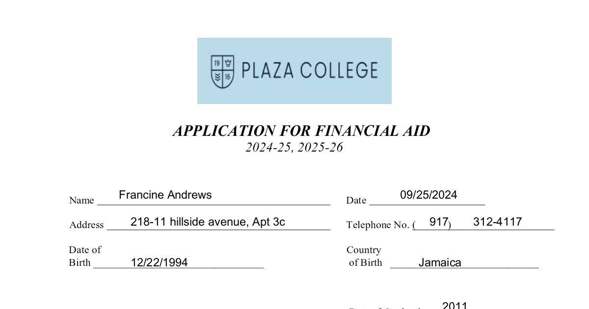Financial Aid Application AY's - updated as of 9-23-24.pdf | DocHub