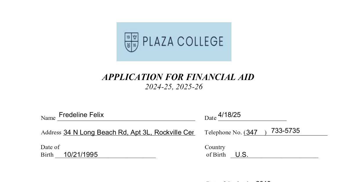 Financial Aid Application AY's - updated as of 9-23-24.pdf | DocHub