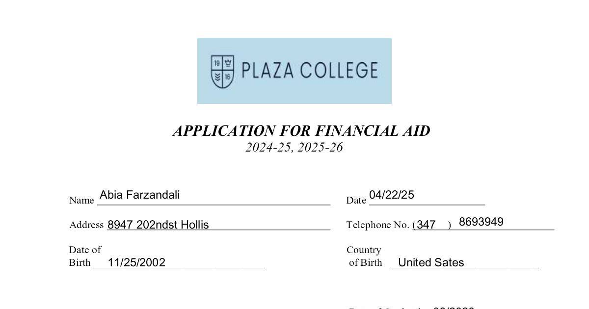 Financial Aid Application AY's - updated as of 9-23-24.pdf | DocHub